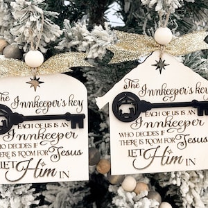 The Innkeeper's Key Christmas Ornament Laser Cut Digital File | True ...