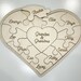 Customizable Family Heart Puzzle With Box and Lid Laser Cut Digital ...