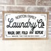 Cute Customizable Laundry Co. Family Name Sign Laser Cut Digital File ...