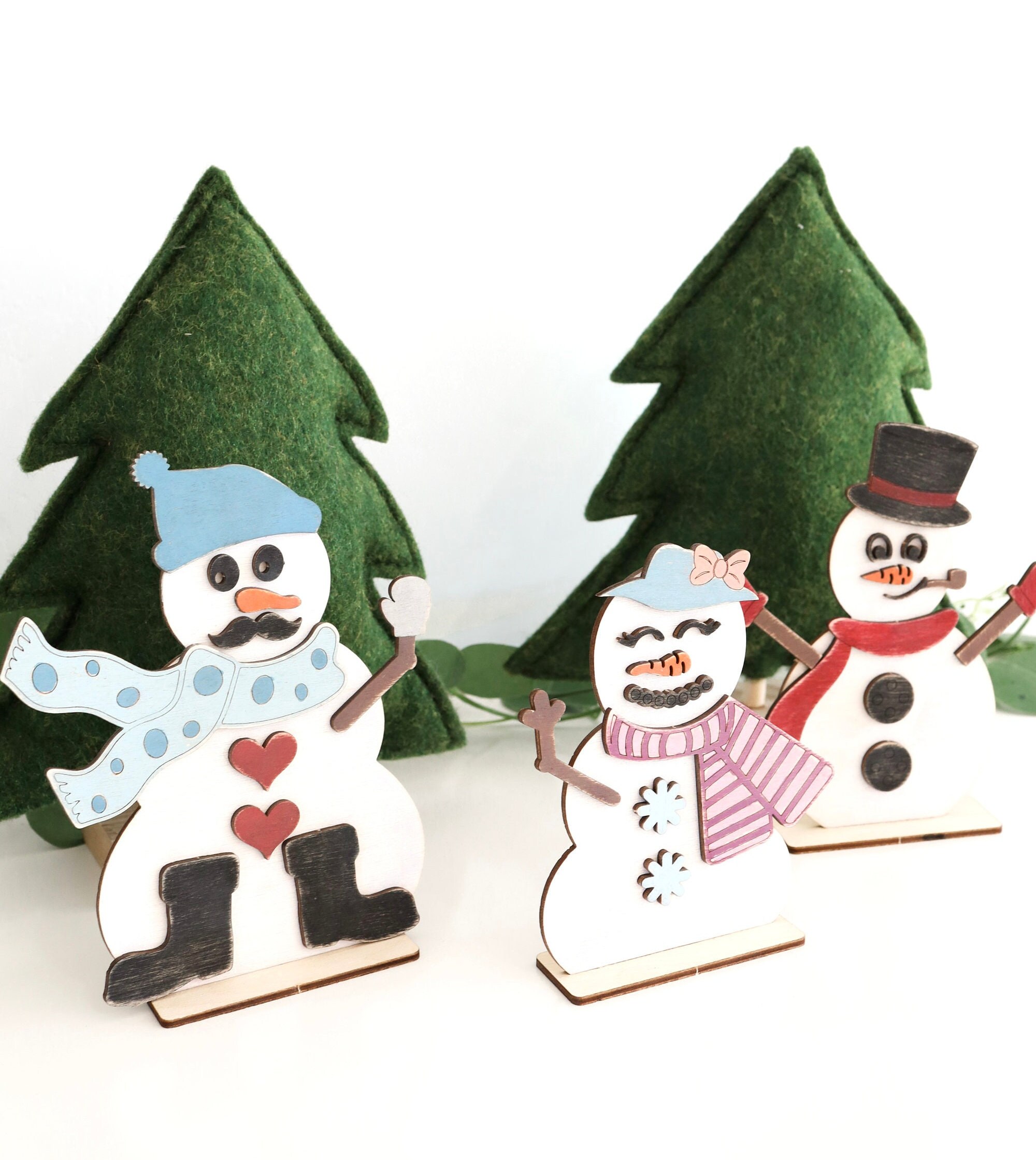 Interchangeable Build Your Own Snowman Laser Cut Digital File | Snowman ...