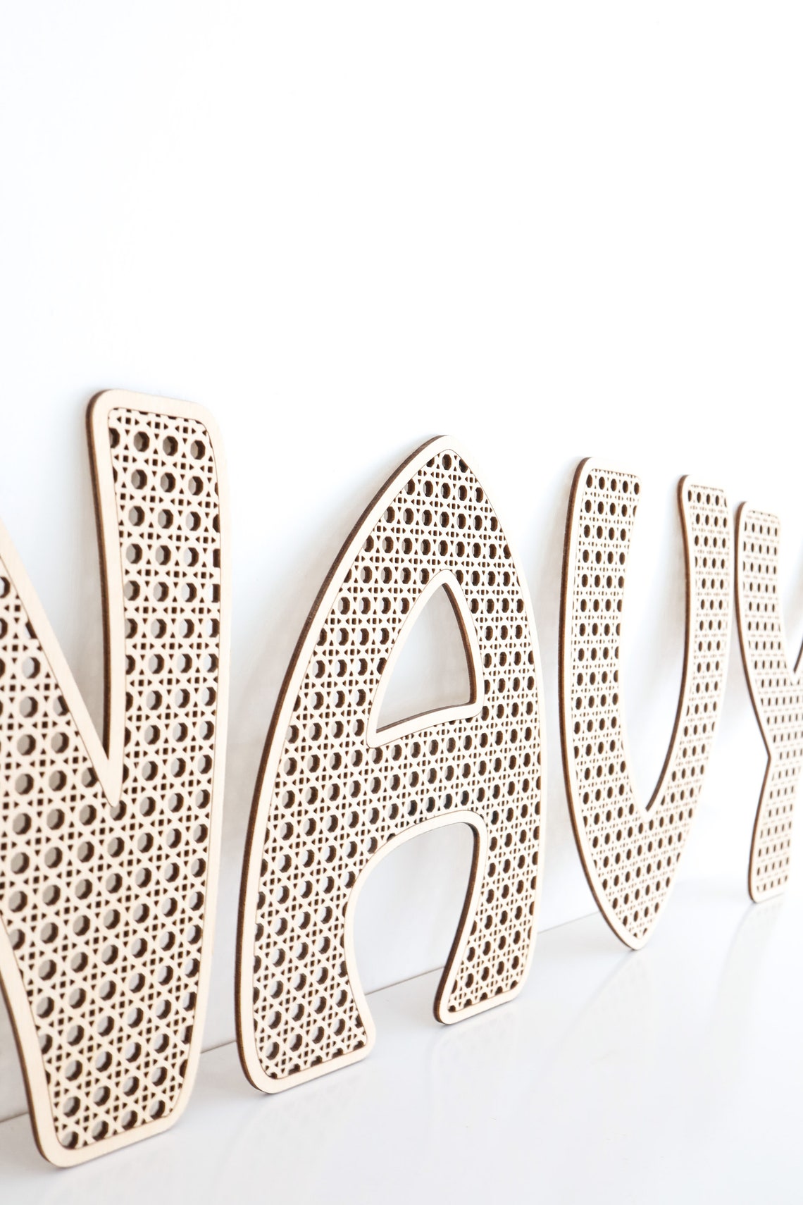 Laser Cut File | Rattan Alphabet | Rattan Letters | Boho Alphabet ...
