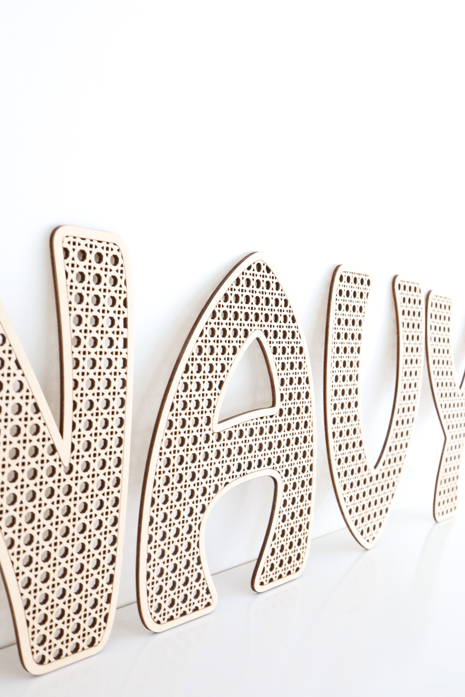 Laser Cut File | Rattan Alphabet | Rattan Letters | Boho Alphabet ...