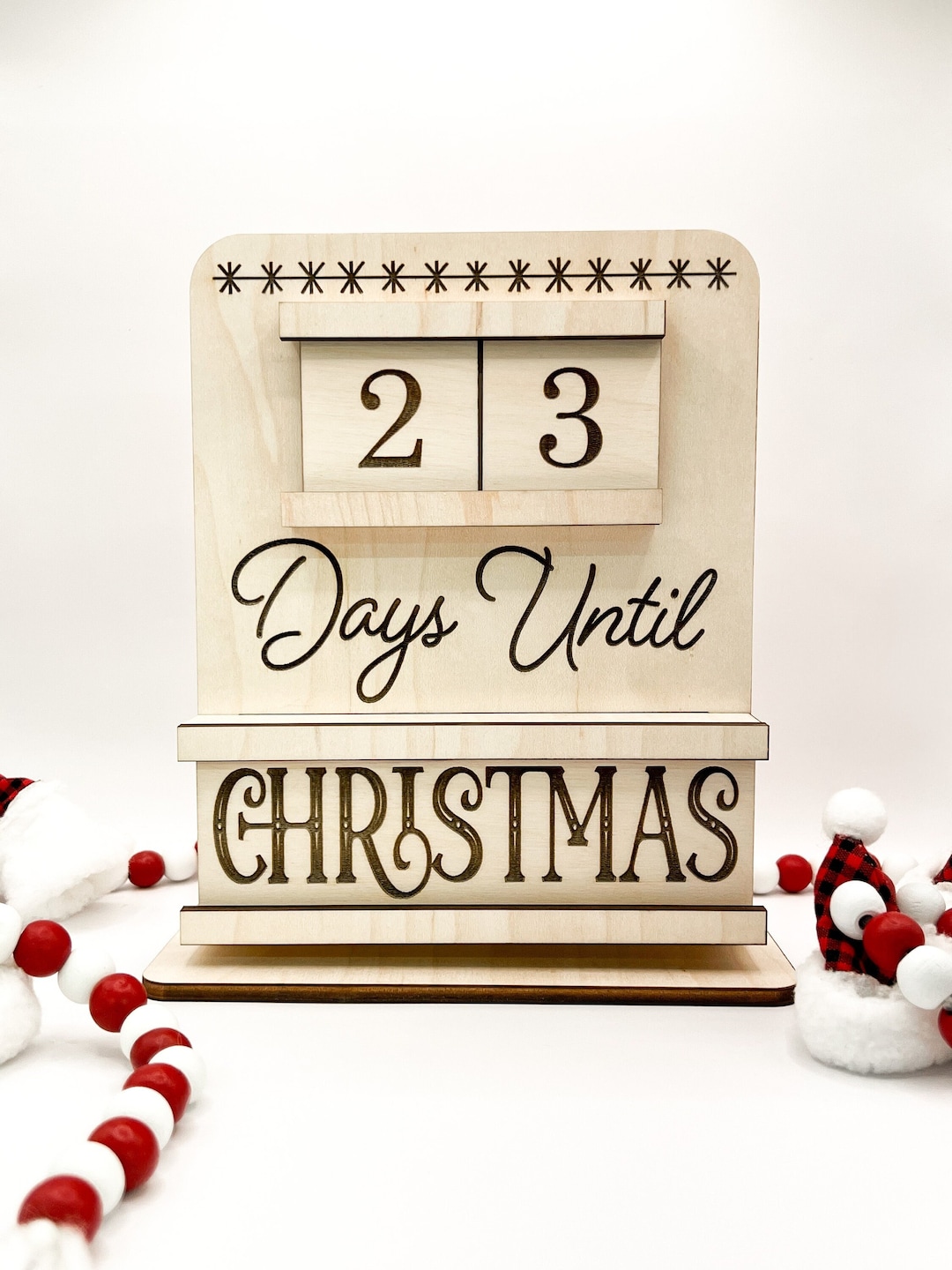 Cute Interchangeable Holiday - Special Occasion Countdown Blocks Advent ...