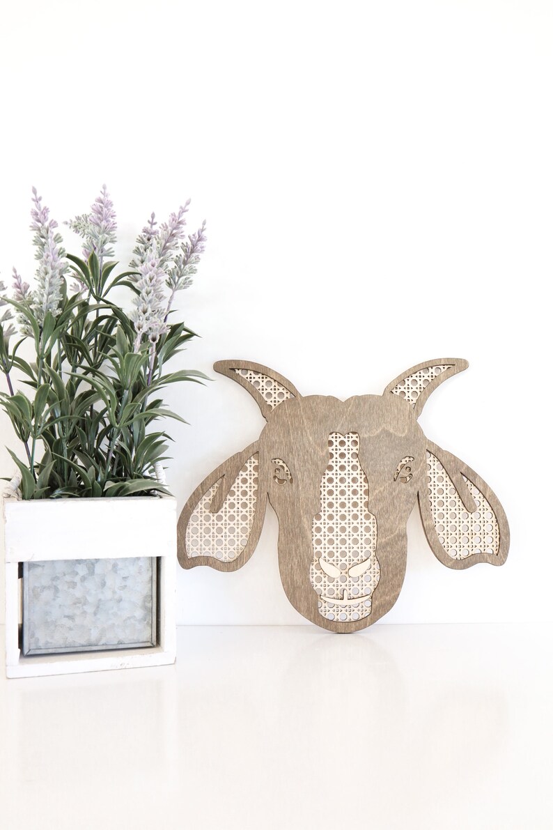 Laser Cut File Rattan Goat Goat SVG Goat Cut File Goat - Etsy