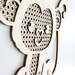 Laser Cut File | Rattan Monkey SVG | Scandinavian Monkey | Boho Monkey ...