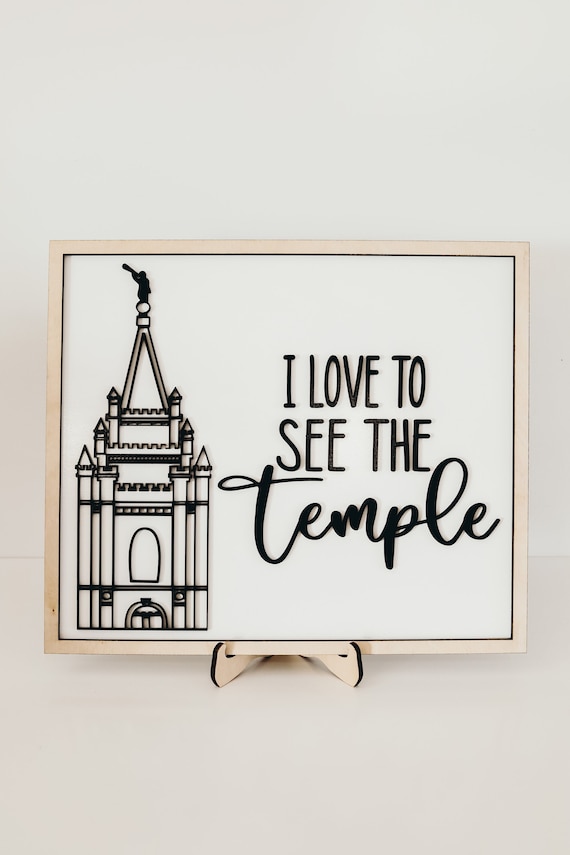 Laser Cut File I Love to See the Temple LDS Temple Salt - Etsy