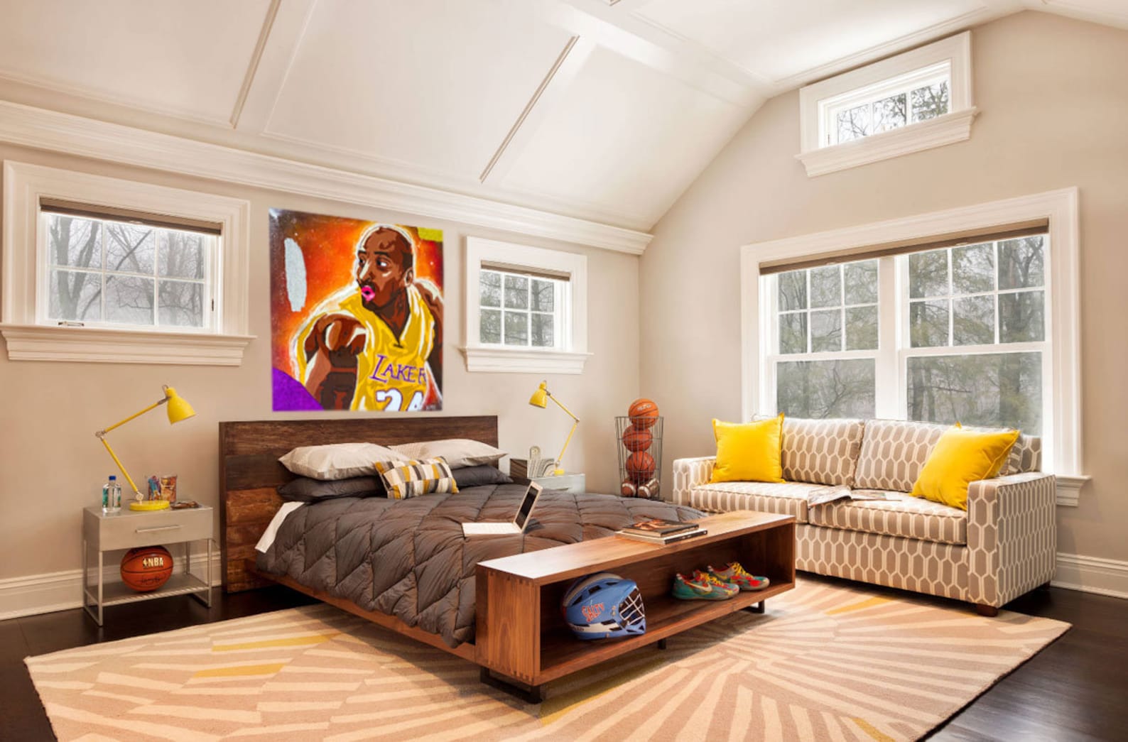 Kobe Bryant Large Original Painting Wall Art Home Decor - Etsy