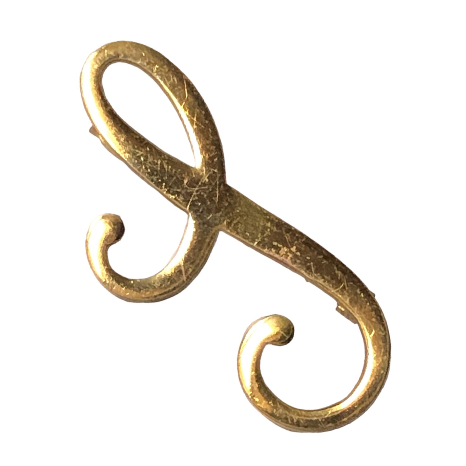 Monogram Brooch, Gold Monogram Lapel Pin, Initial Brooch, Monogrammed ...