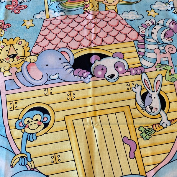 Noah and Friends Fabric - Etsy
