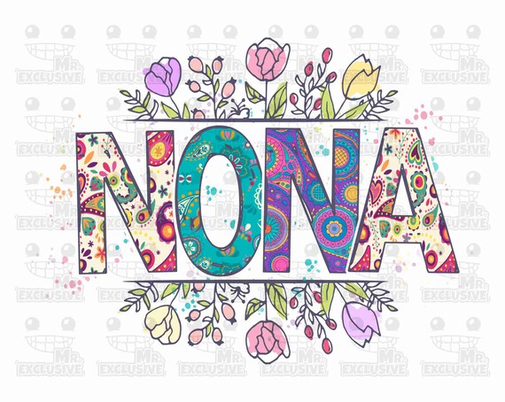 Nona Digital 300 DPI png Image for Sublimation Design instant | Etsy