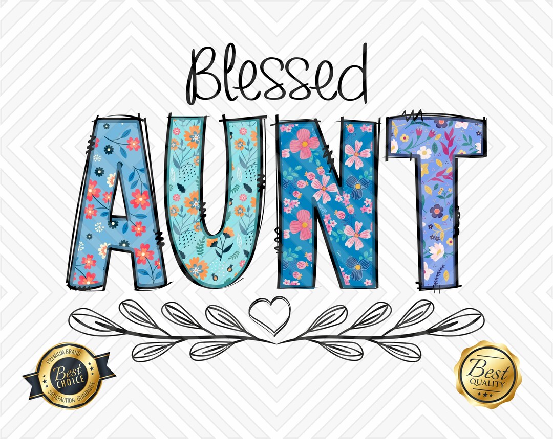 Aunt PNG Sublimation Design for Mug, Instant Downloads, Printable Aunt ...
