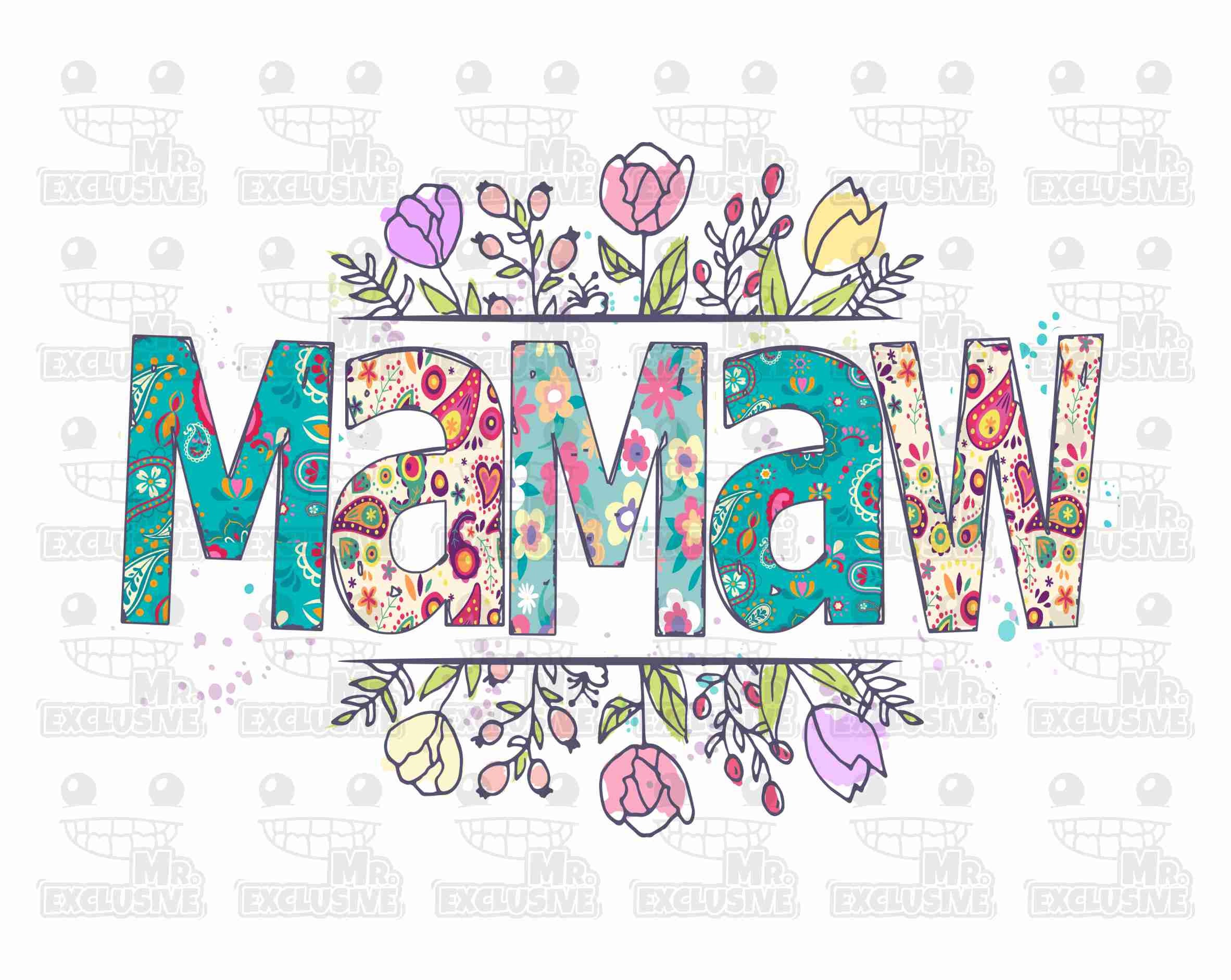 Mamaw PNG Sublimation Designs, Mamaw 300 DPI Image for Instant Download ...