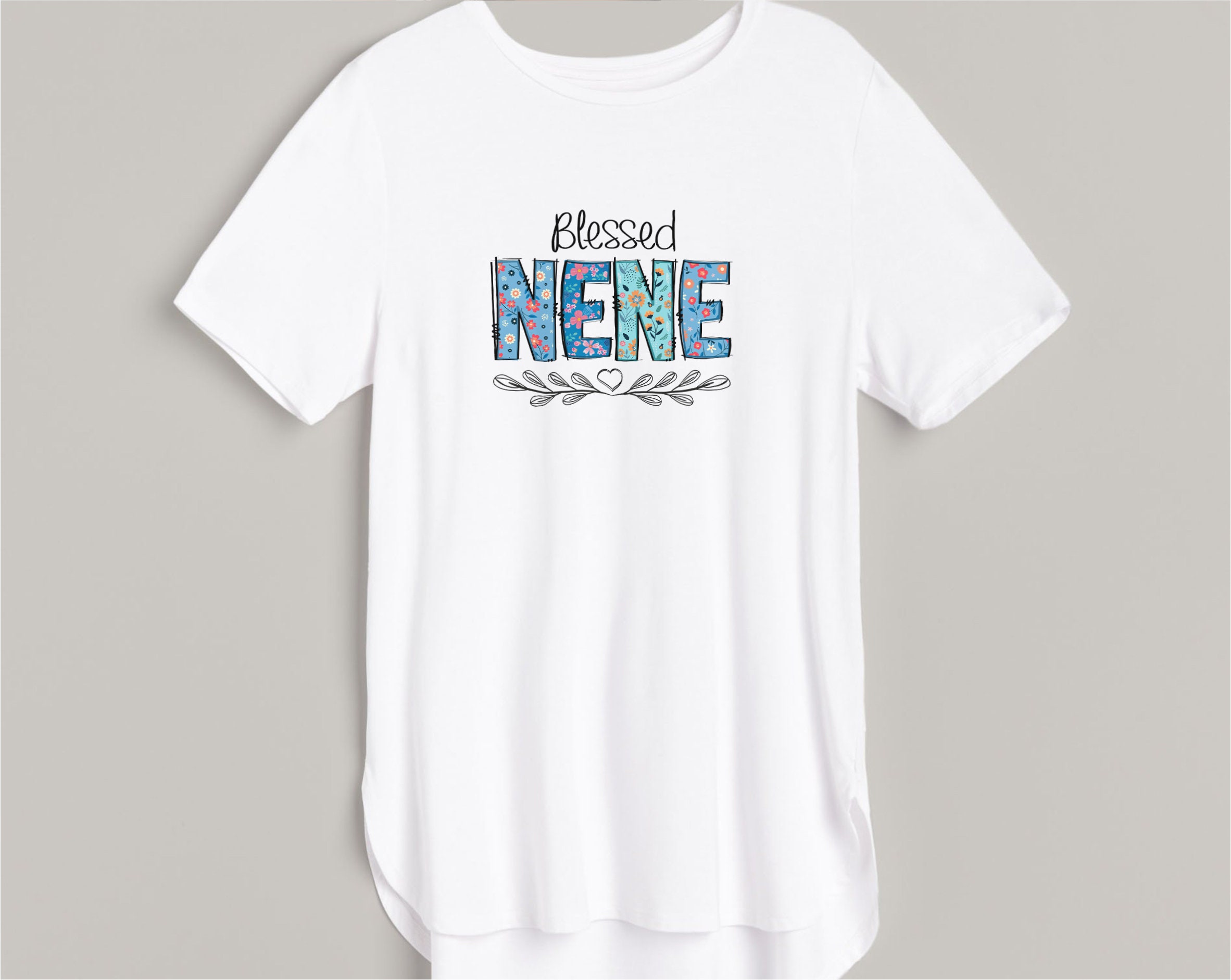 Blessed Nene Floral PNG: Sublimation Design (digital Download) - Etsy