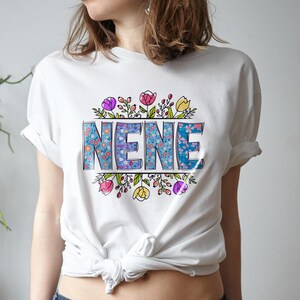 Nene Name PNG Clipart: Floral Design for Sublimation (digital Download ...