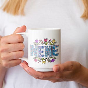 Nene Name PNG Clipart: Floral Design for Sublimation (digital Download ...