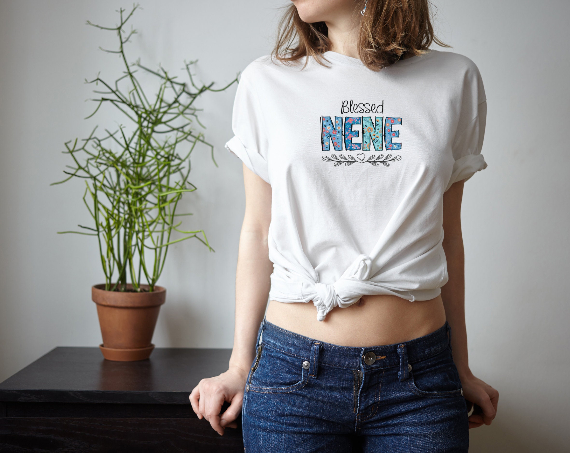 Blessed Nene Floral PNG: Sublimation Design (digital Download) - Etsy