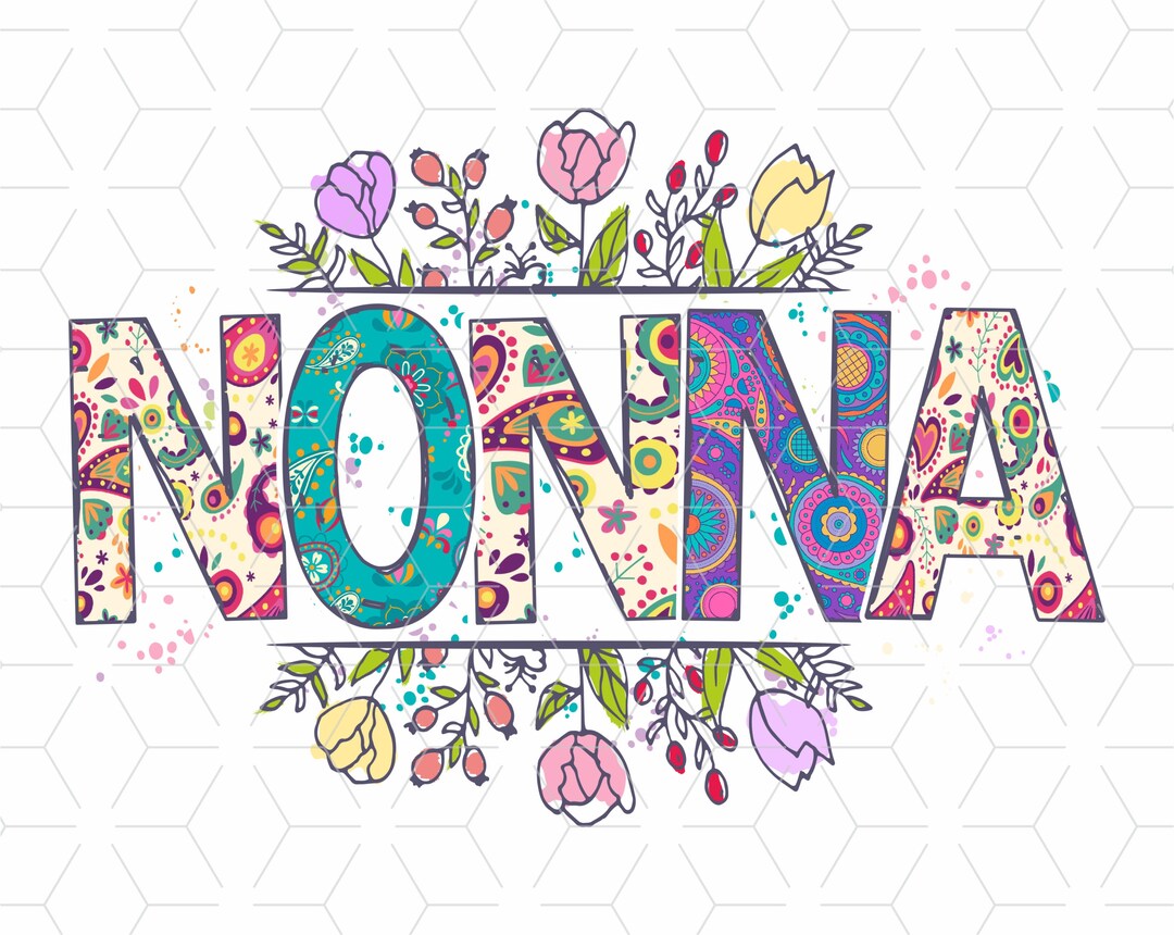 Nonna Digital 300 DPI Png Image for Sublimation Design, Instant ...