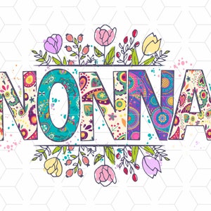 Nonna Digital 300 DPI Png Image for Sublimation Design, Instant ...