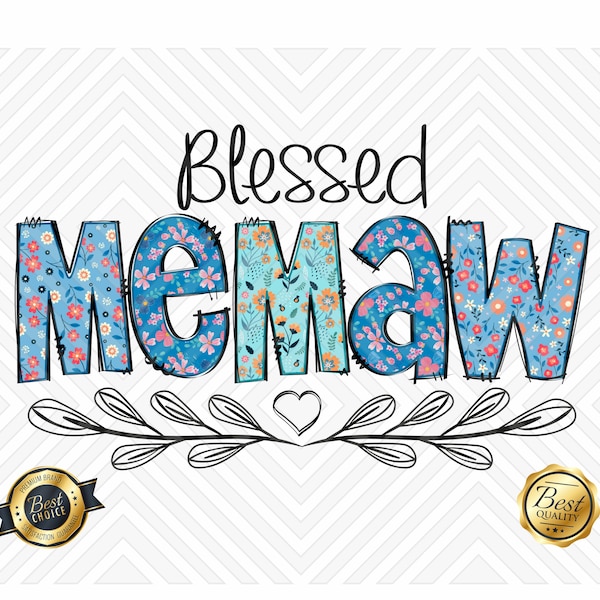 Memaw Meemaw Svg Png Shirt - Etsy