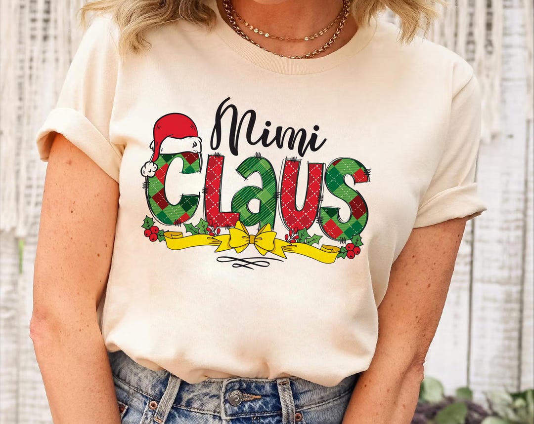 Mimi Claus PNG Sublimation Design for Mug, Instant Downloads, Printable ...