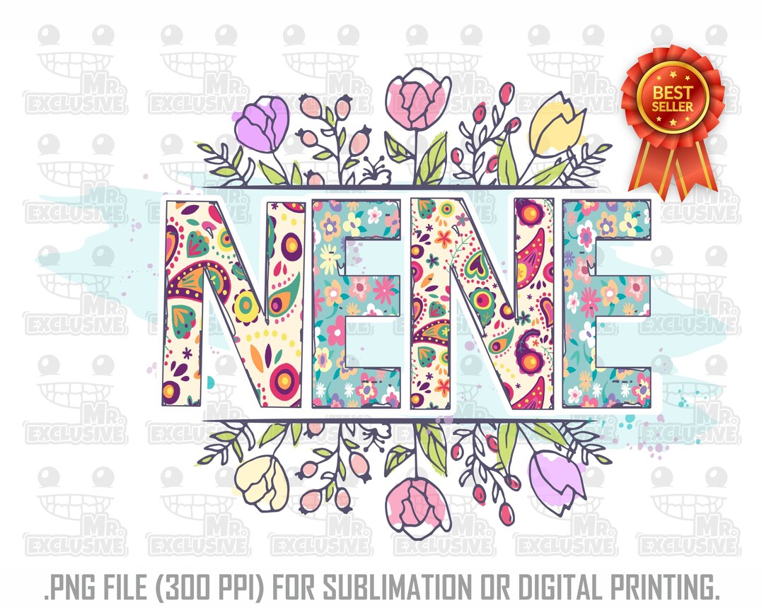 Nene Sublimation Design for Instant Download, 300 DPI Nene Image With ...