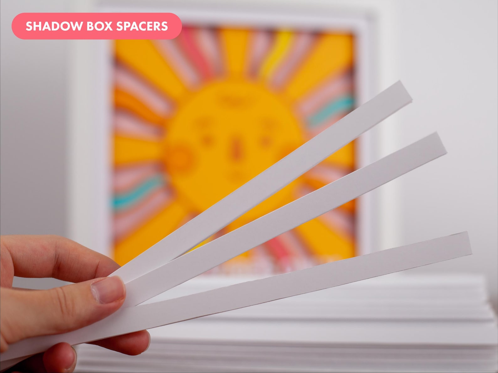 Foam Spacers for 3D Shadow Box Designs - Supplies for Layered Paper Art ...