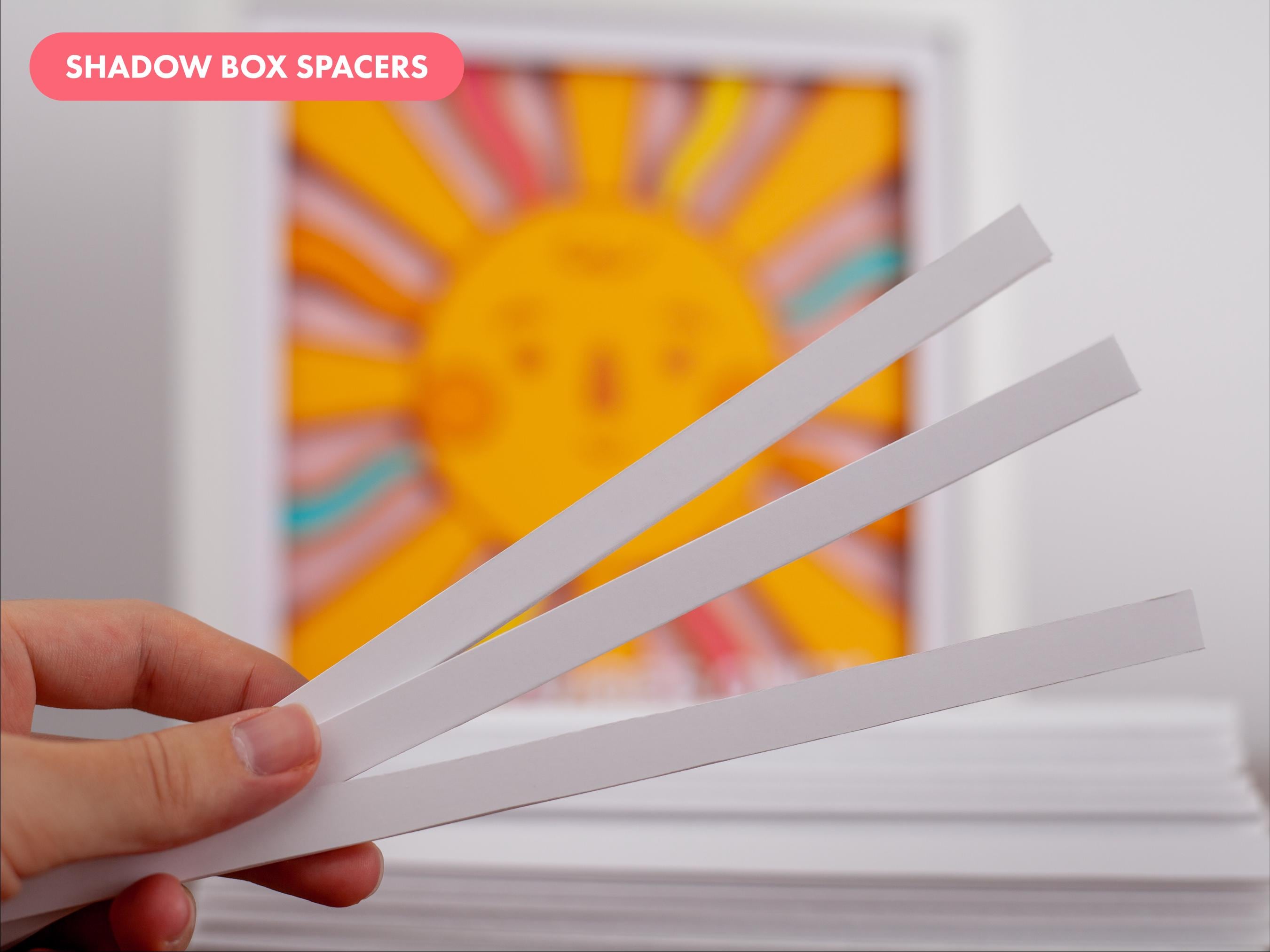 Foam Spacers for 3D Shadow Box Designs - Supplies for Layered Paper Art ...