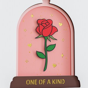 3D Special Rose Shadow Box SVG - Valentines Day, Love SVG, Layered ...