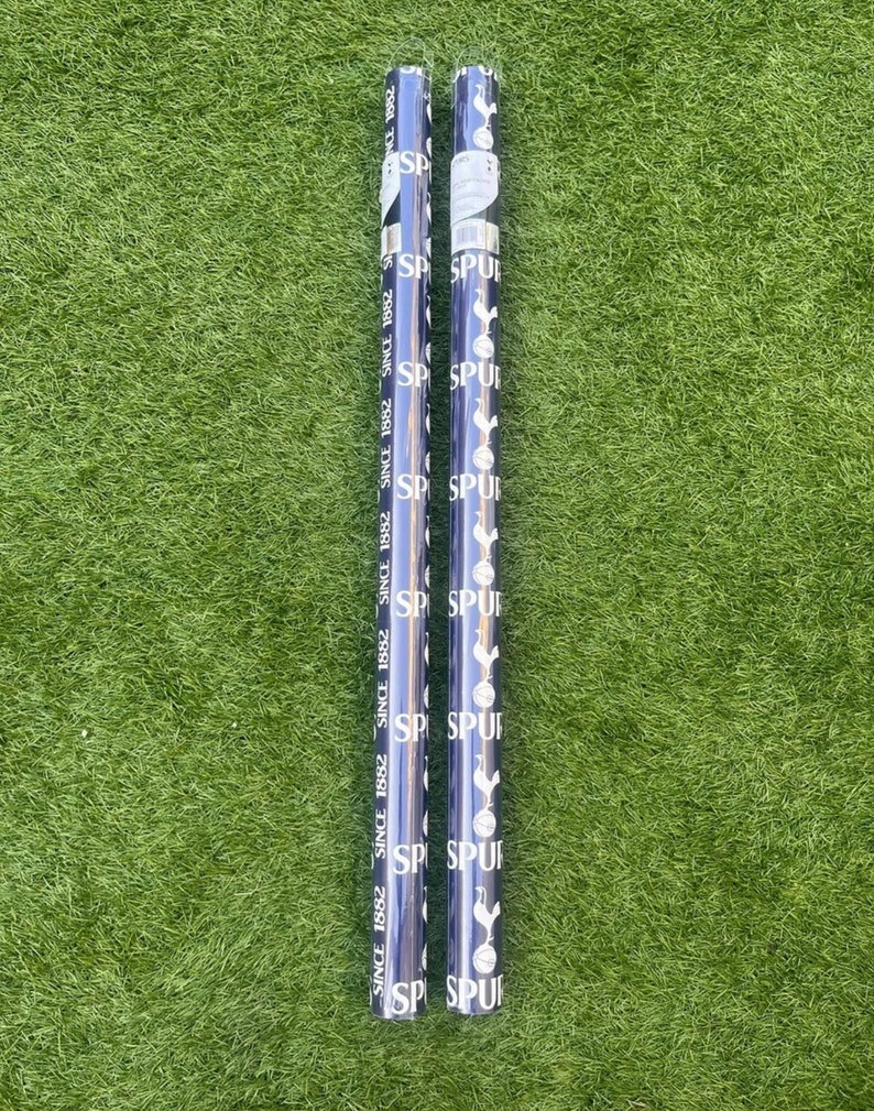 2x Official Tottenham Hotspur FC Spurs Gift Wrapping Paper 76cm X 2.44m ...