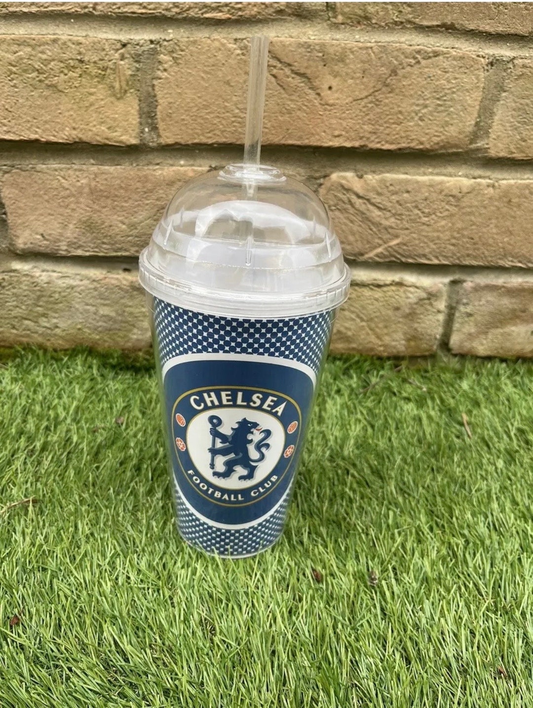 Official Chelsea Football Club Tumbler Cup Straw Brand New Plastic Cup ...