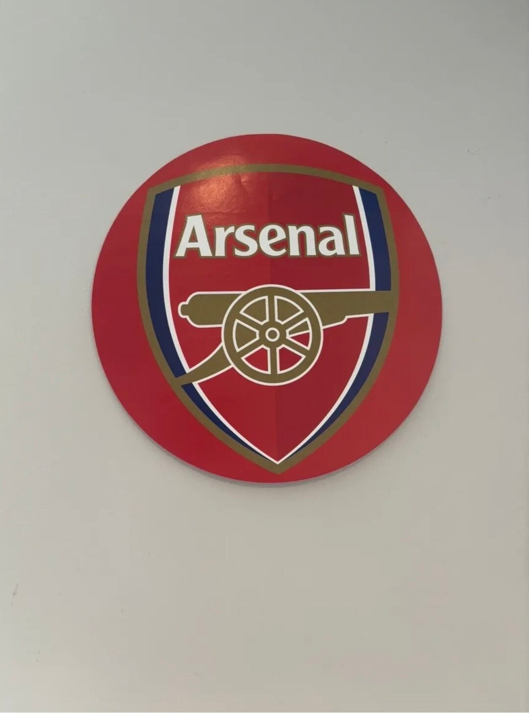 Official Arsenal FC Big Crest Badge Wall Sticker 18x18cm - Etsy