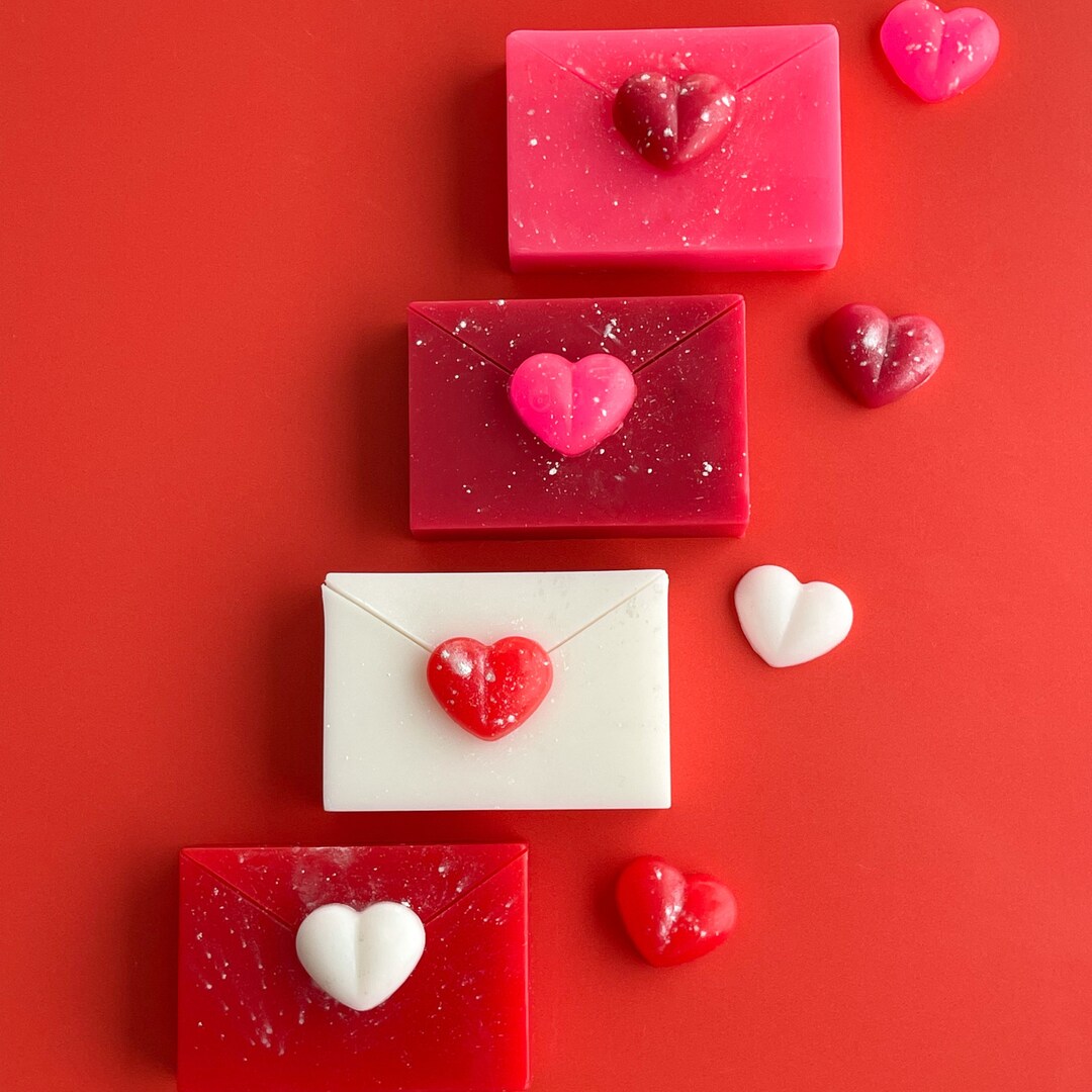 4 X Love Letter Soap Gift Box | Hand Made Soaps - Etsy