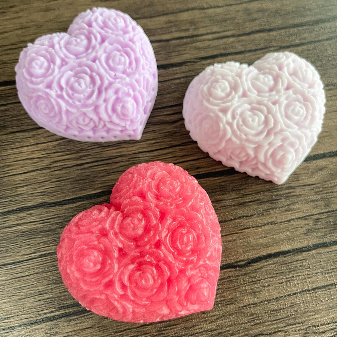 6 X Love Heart Soap Gift Box | Hand Made Soaps | Valentines Gifts - Etsy