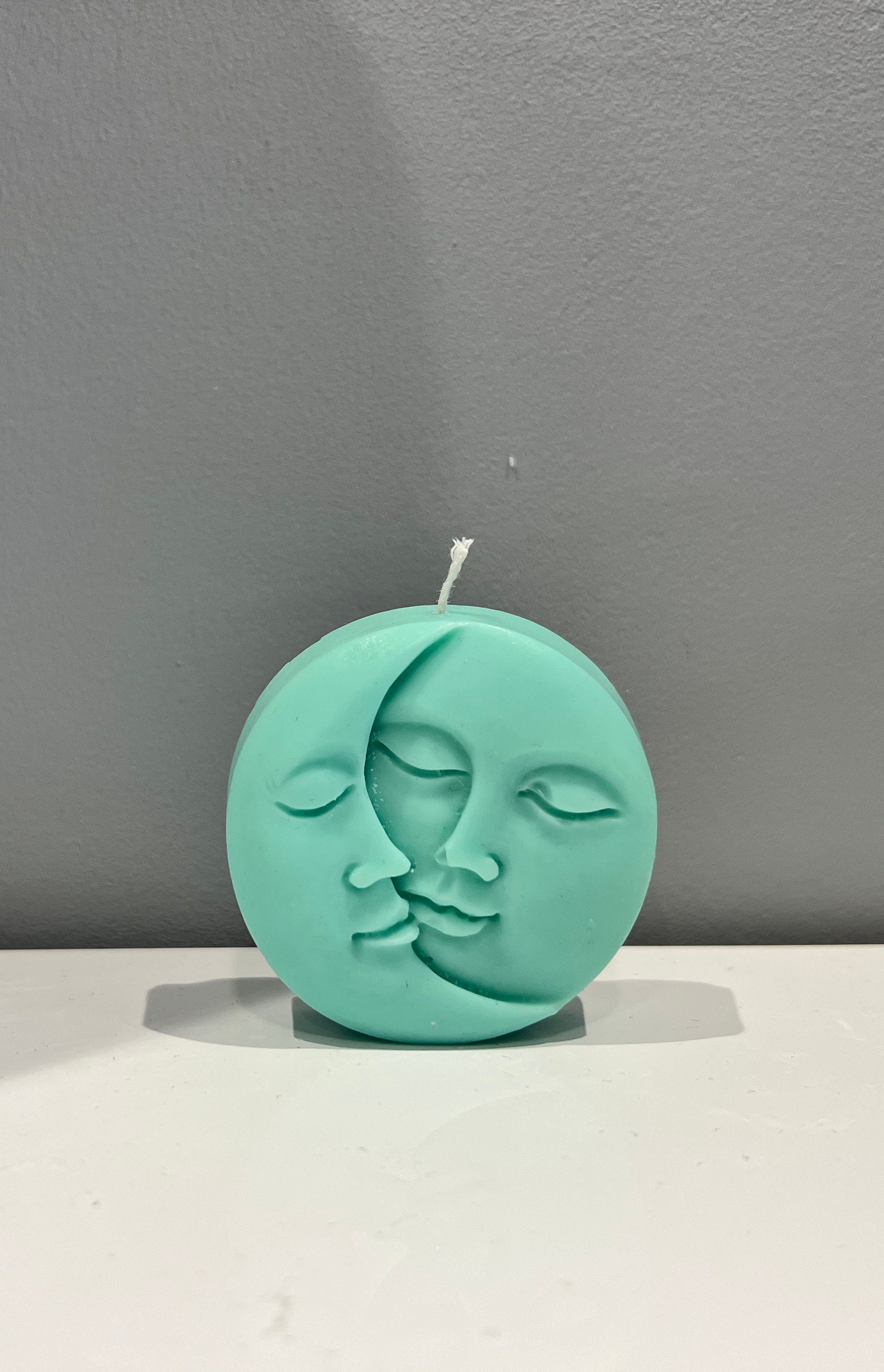 Moon and Sun Candle Decorative Candle Crescent Moon Candle - Etsy UK