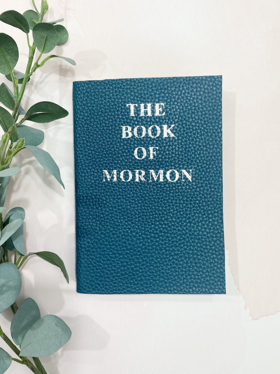 Pacific Custom Faux Leather Book Of Mormon Etsy