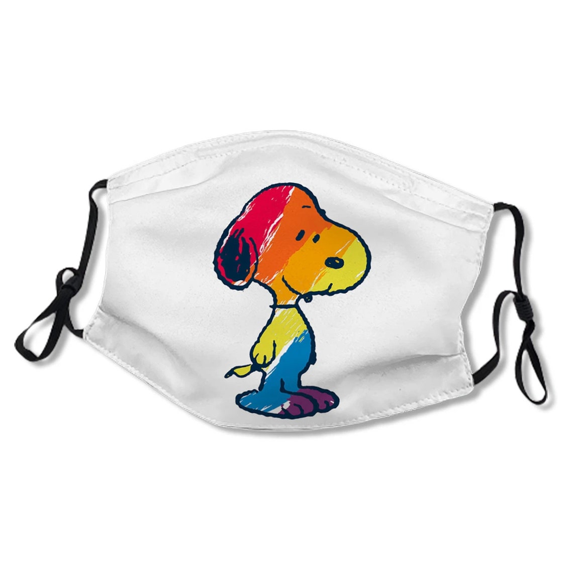 Snoopy mask cute Snoopy mask with filter bag and nostrils | Etsy