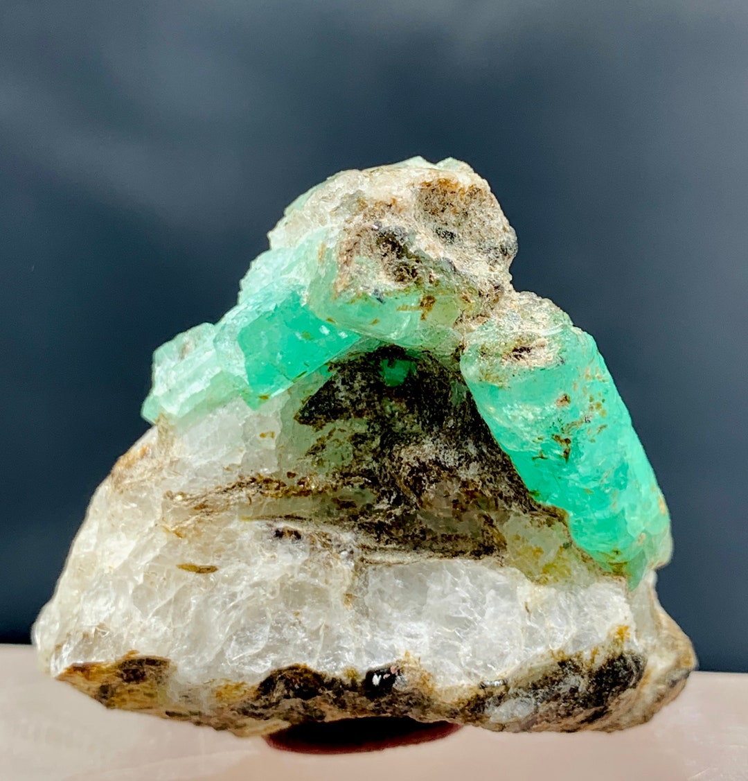 Natural Emerald Terminated Crystal Specimen,green Emerald Crystal ...