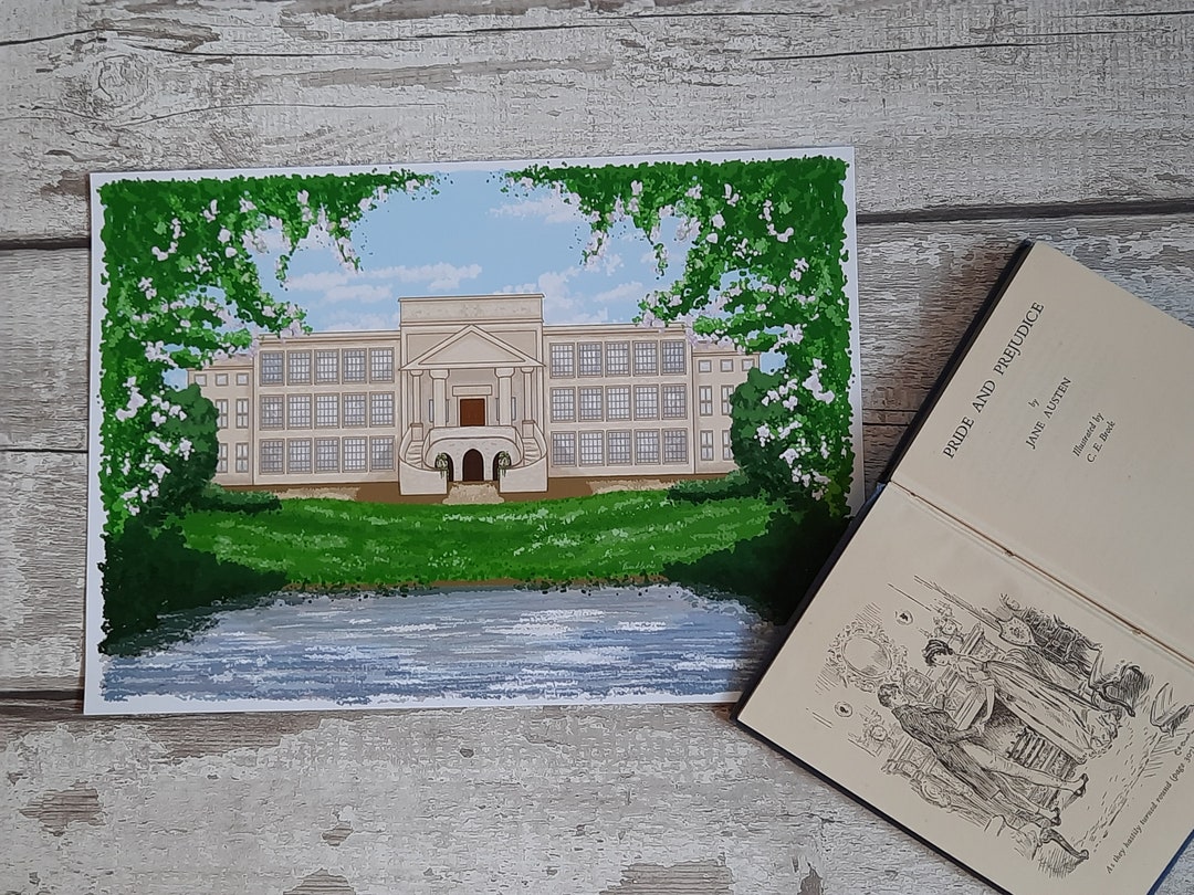 Pemberly Art Print, Inspired by Pride and Prejudice, Jane Austen ...