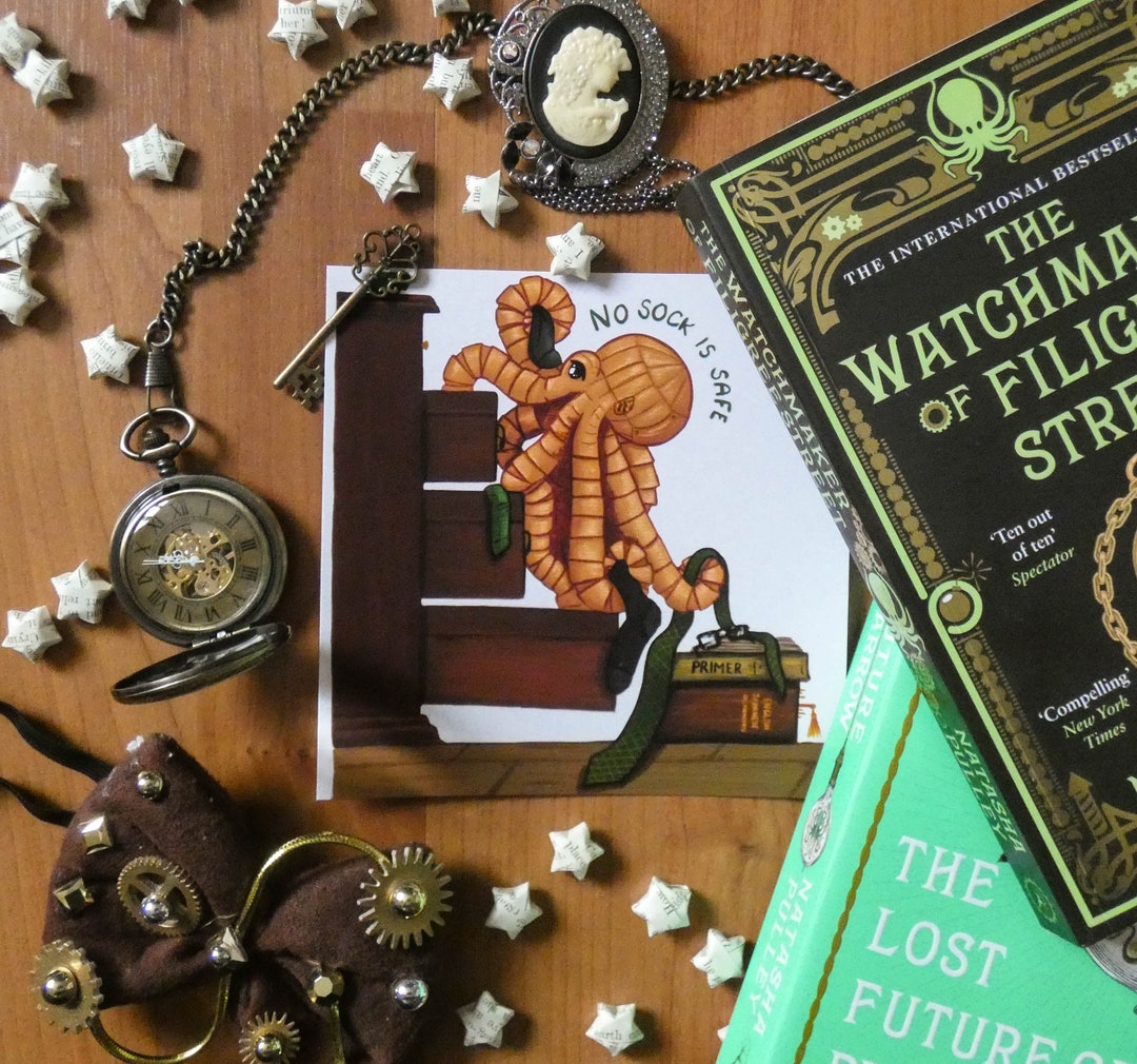 Sock Thief, Katsu the Mechanical Octopus, Watchmaker of Filigree Street ...