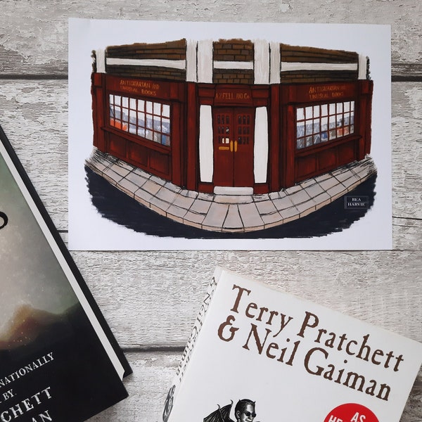 Good Omens Bookshop - Etsy