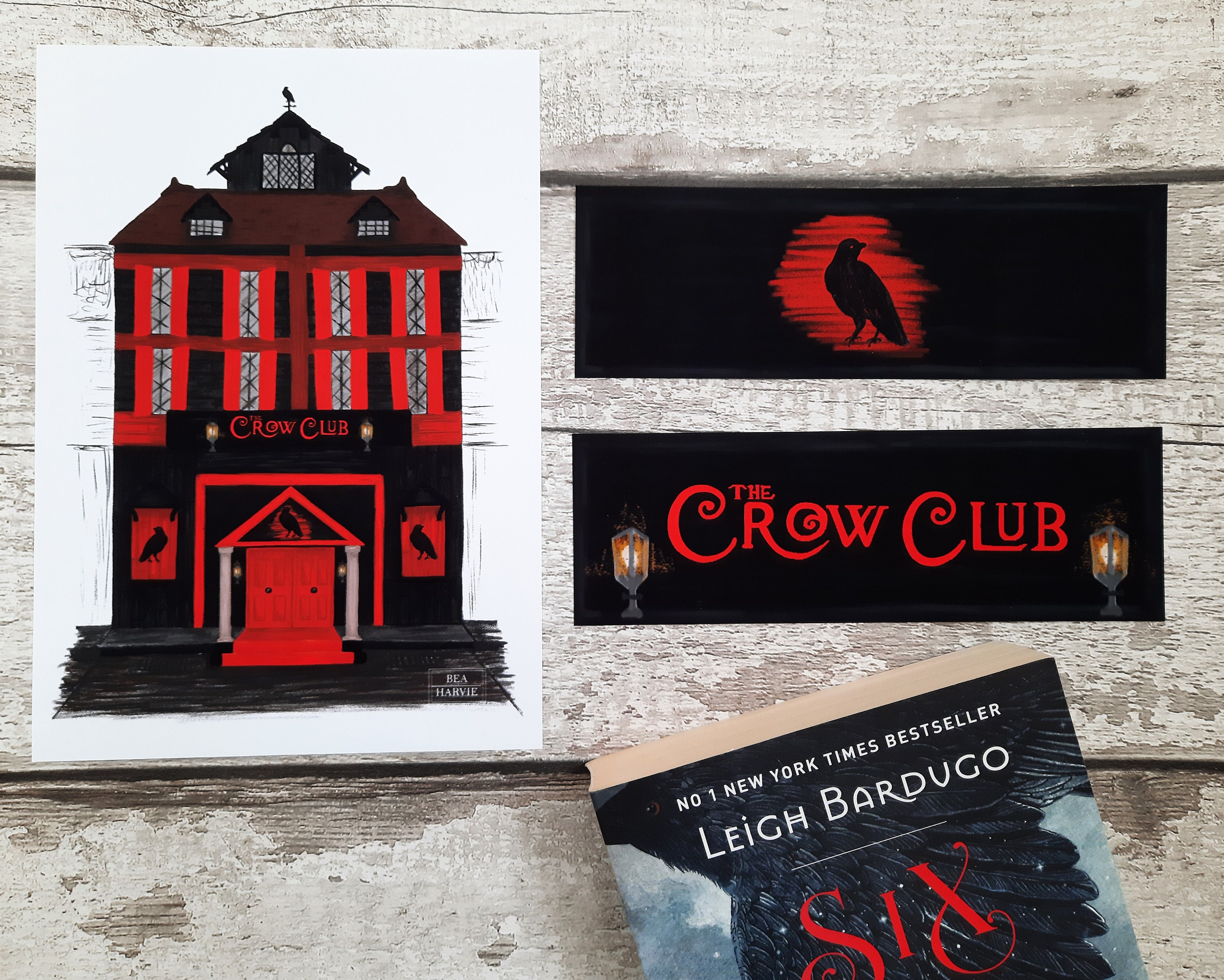 The Crow Club A5 Print Inspired by the Dregs House in Six - Etsy UK