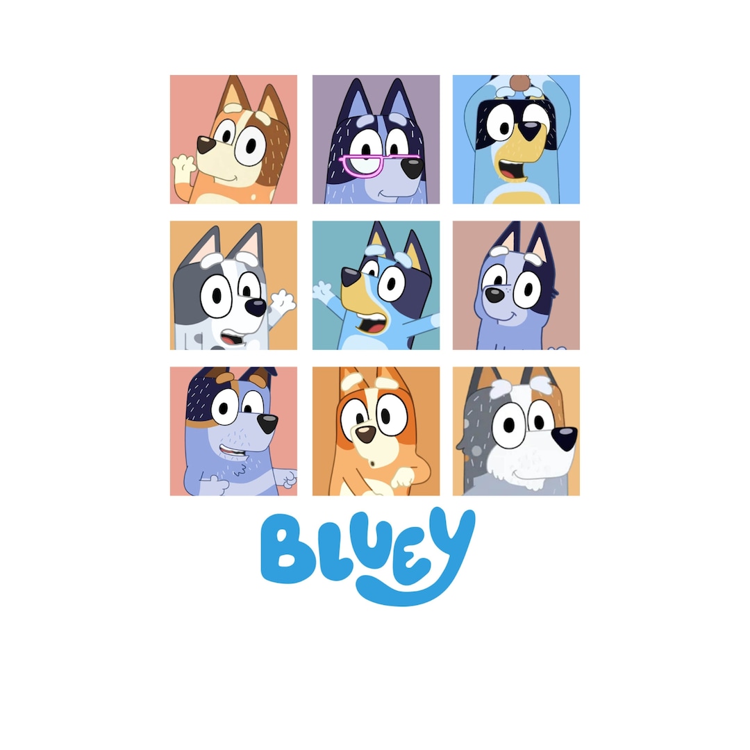 Bluey papa Png Bluey fête des pères Png Bluey Bandit Heeler - Etsy Canada