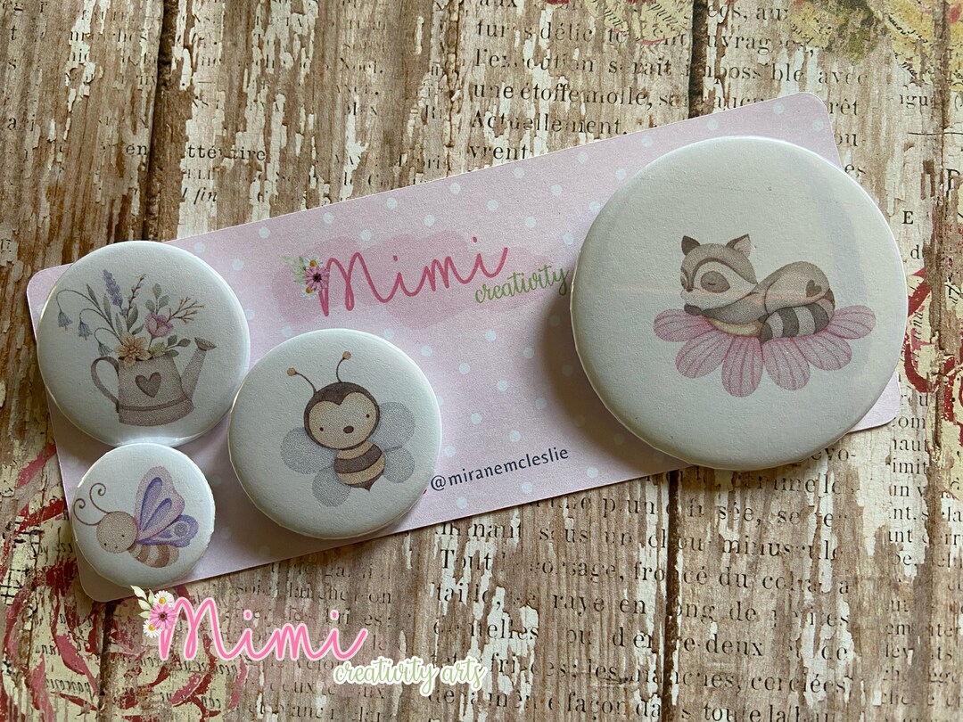 Pinback Buttons Backpack, Purses ,hats - Etsy