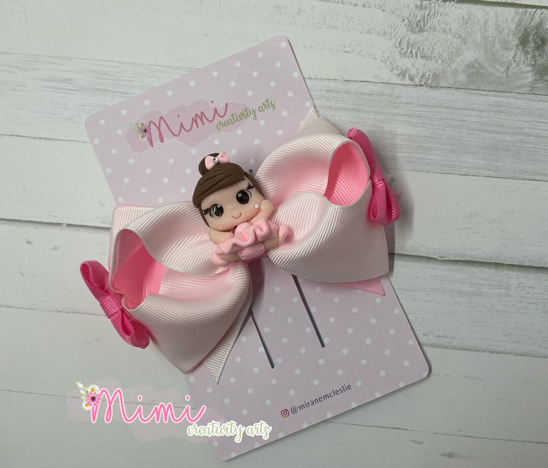 Ballet, Ballet Bows, Ballet Dancer Hair Clip Bow, Ballet Dancer Bow ...