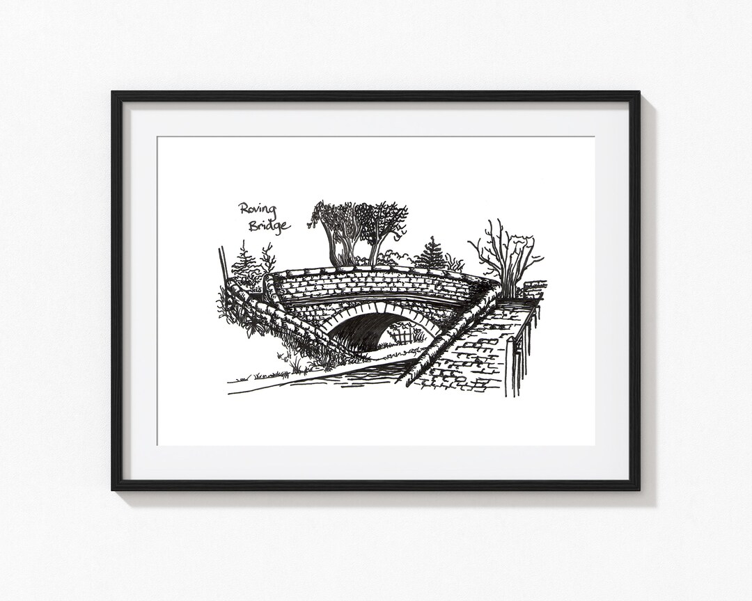 Snake Bridge / Roving Bridge High Quality Giclee Print From an Original ...