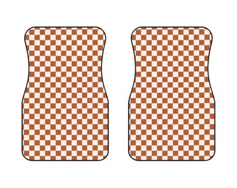 Checkered Car Floor Mats - Etsy