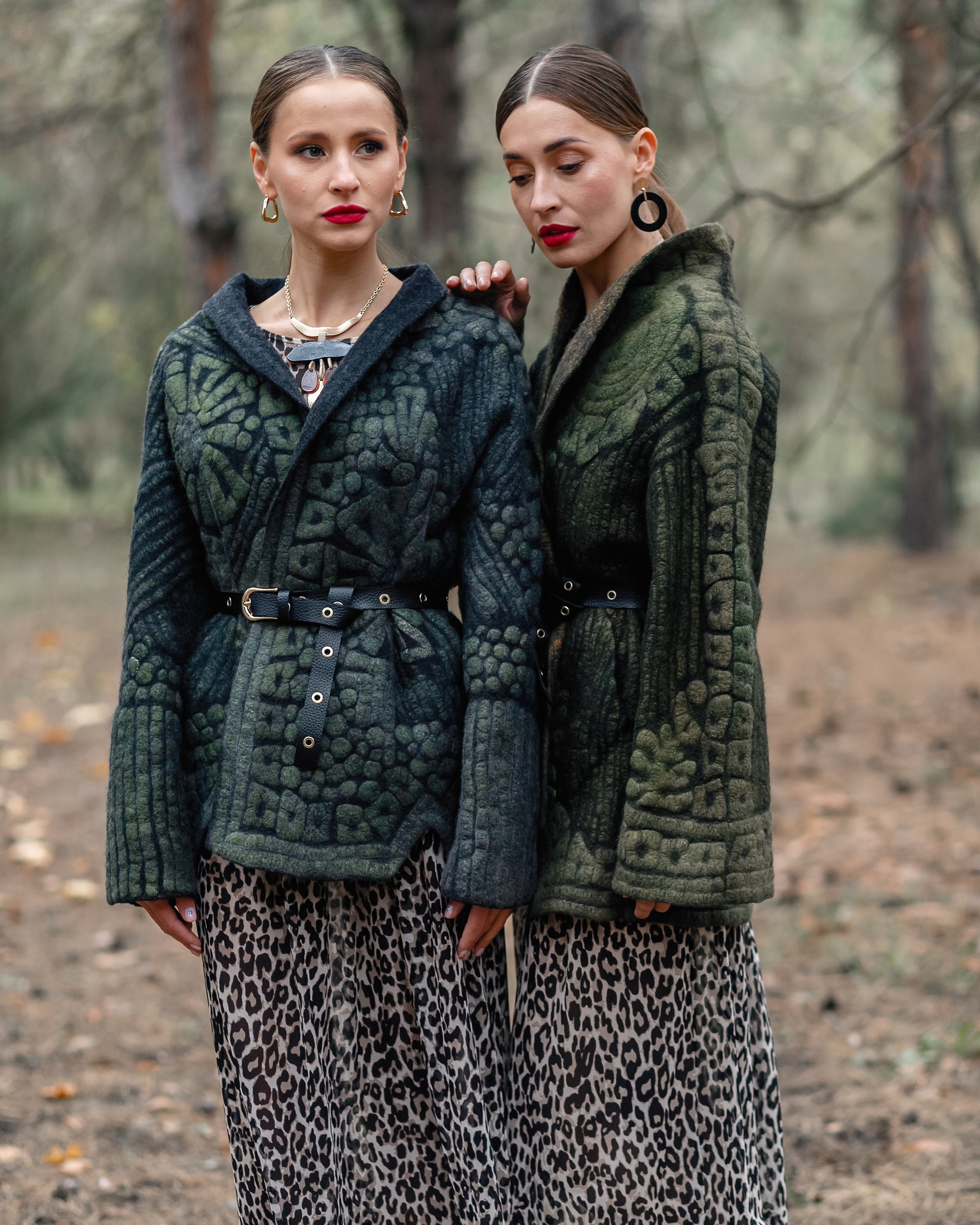 Felted Wool Kimono Jacket, Wool Cloak, Wool Cape Coat, Custom Jacket ...