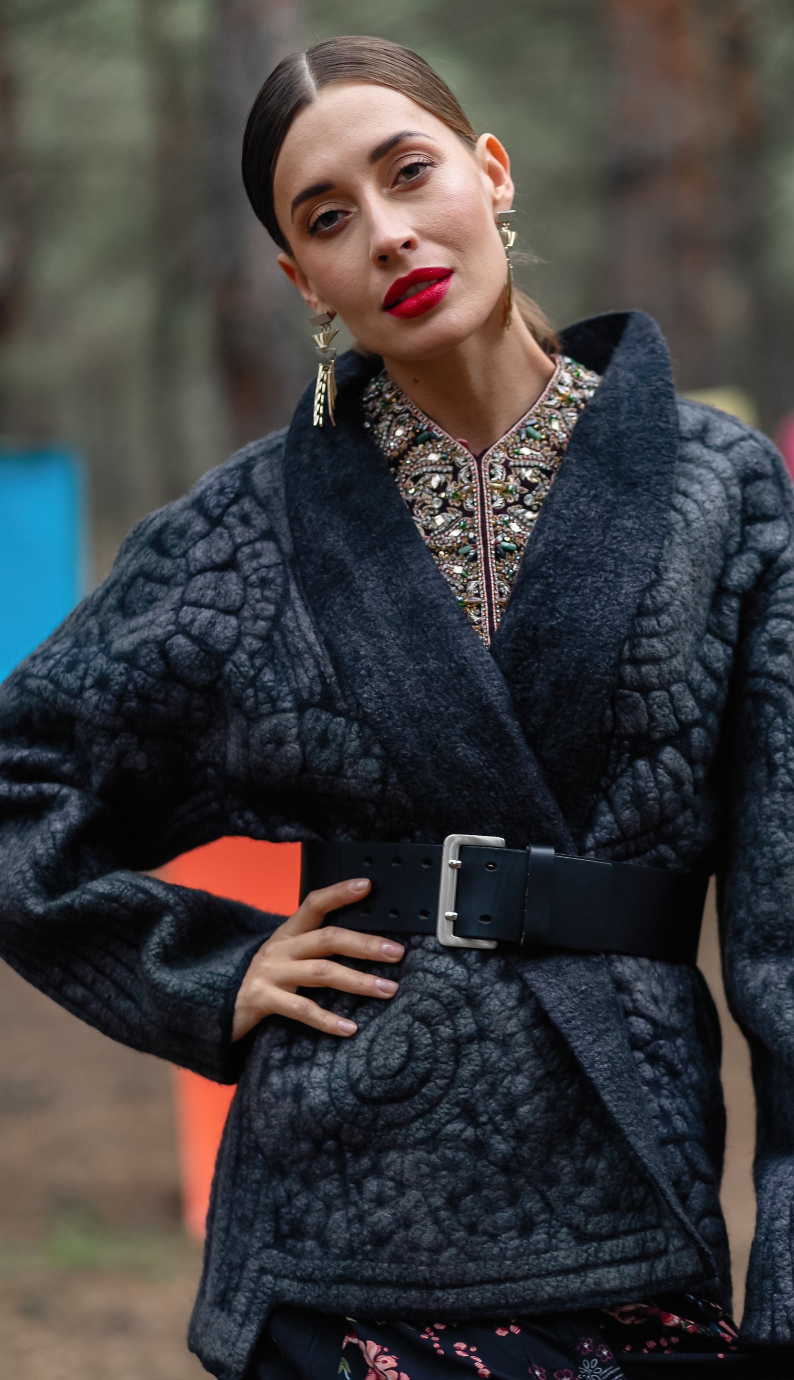 Felted Wool Coat Women, Medieval Cloak Boiled Wool, Custom Jacket, Goth ...