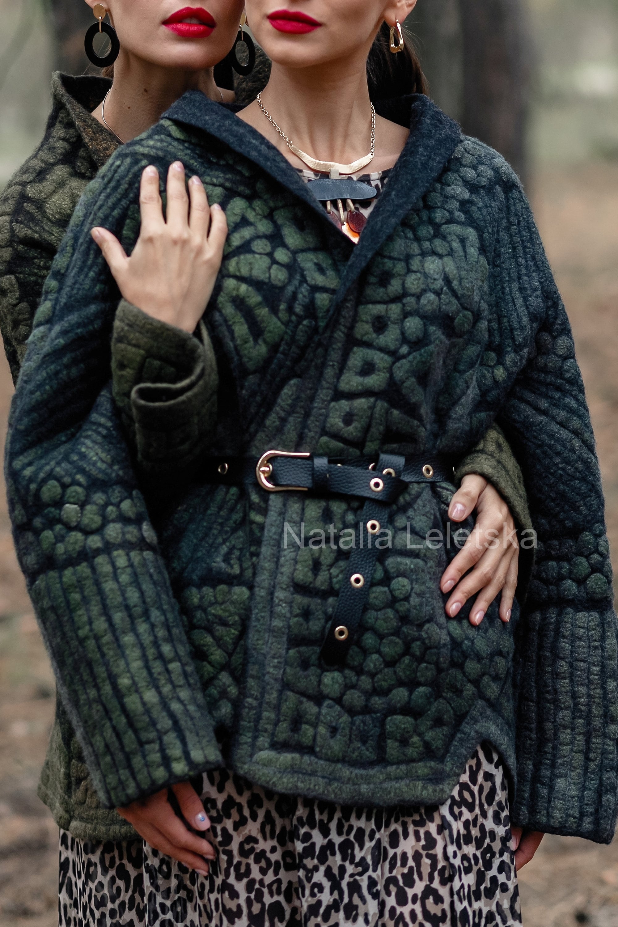 Felted Wool Kimono Jacket, Wool Cloak, Wool Cape Coat, Custom Jacket ...