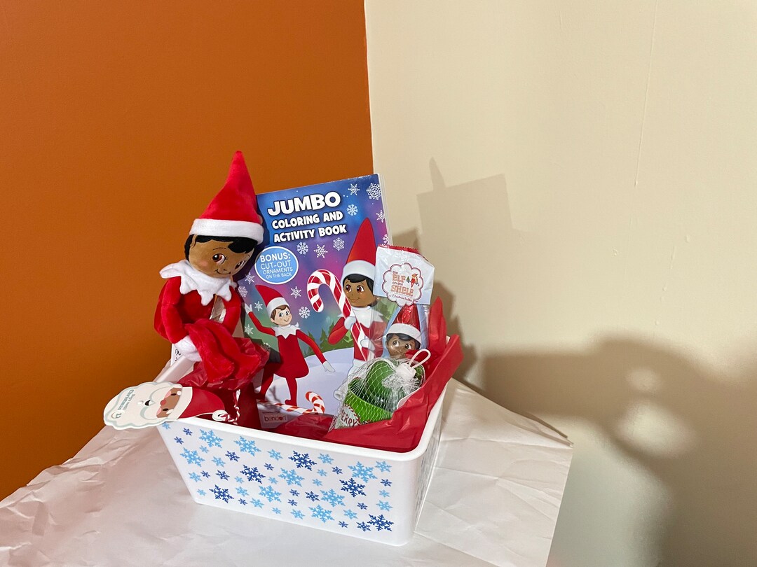 Black/brown Elf on the Shelf Snuggler Gift Set - Etsy
